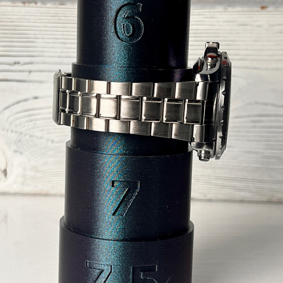 Stauer Mens Watch 54mm Case SS Bracelet With Crystal No Movement ...