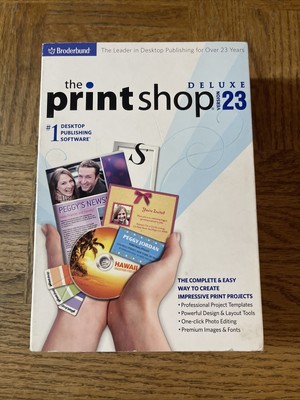 The Print Shop Deluxe 23 PC Software 705381164104| eBay