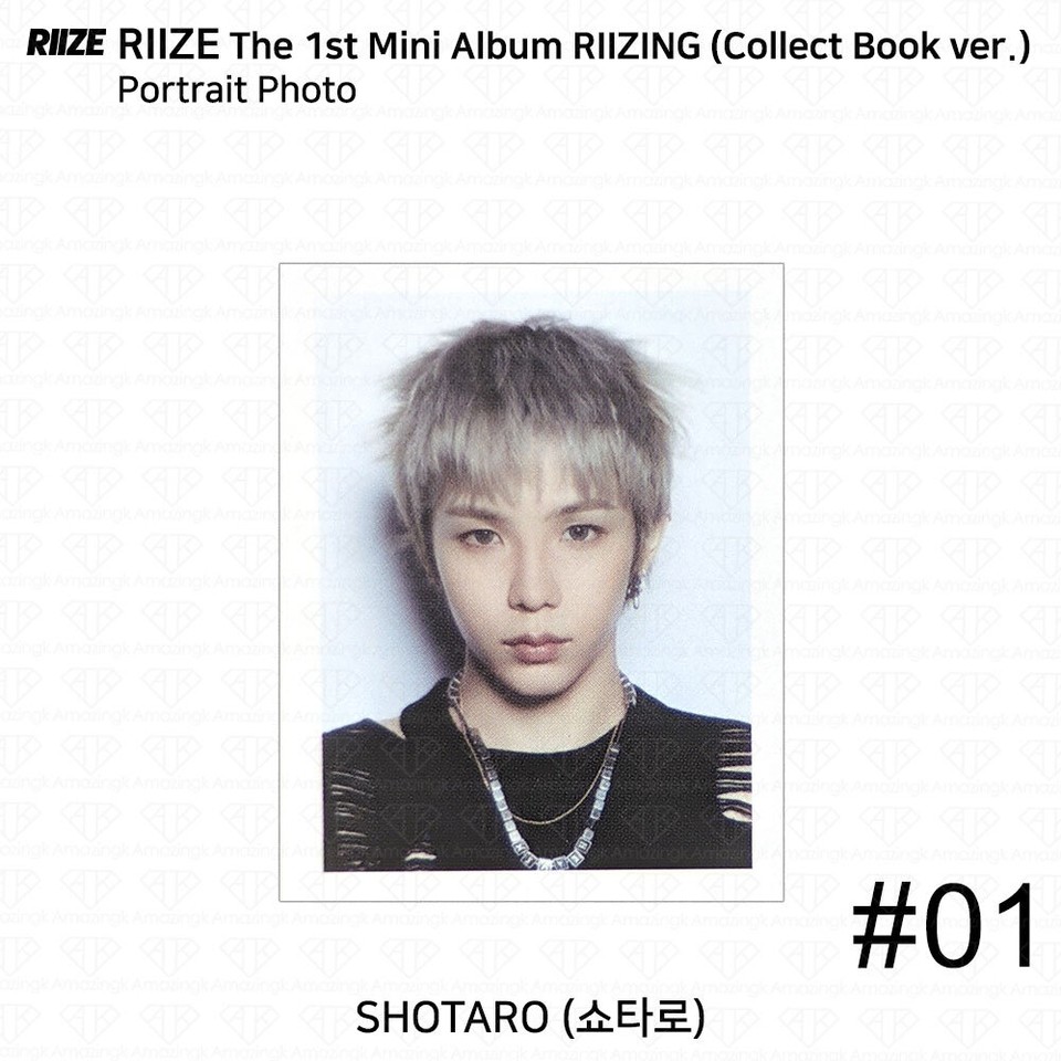 RIIZE The 1st Mini Album RIIZING Collect Book Photocard Portrait Photo ...