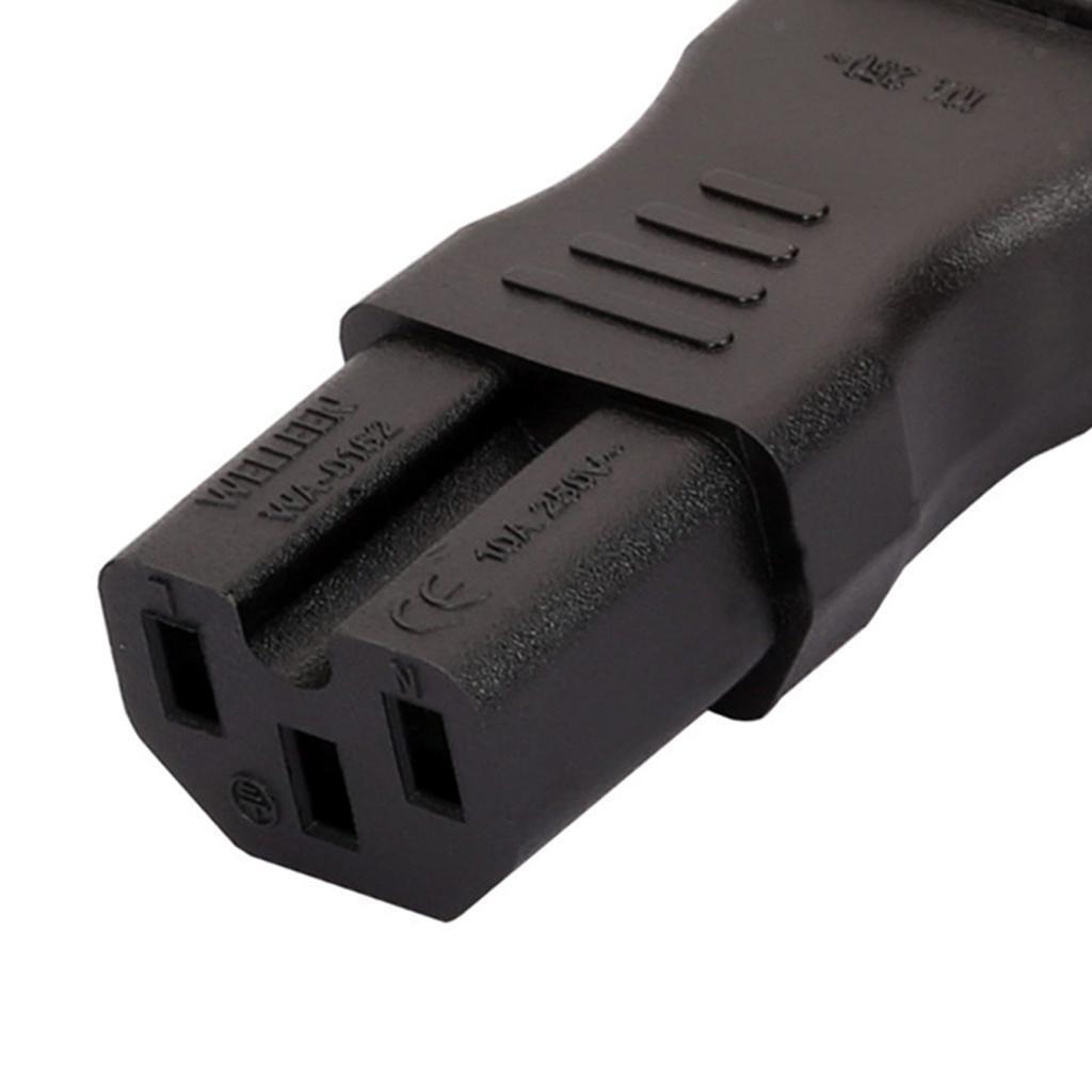 WA-0162 IEC 320 - C14 to C15 Fe Plug Converter AC Adapter | eBay
