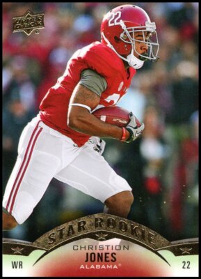 2015 upper deck rookie #82 christion jones rc alabama football card | eBay