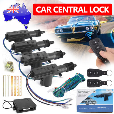 Car Remote Central Lock Locking Kit Control 4 Door Security System ...