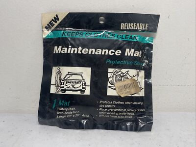 Vintage Maintenance Mat Protective Sheet | eBay