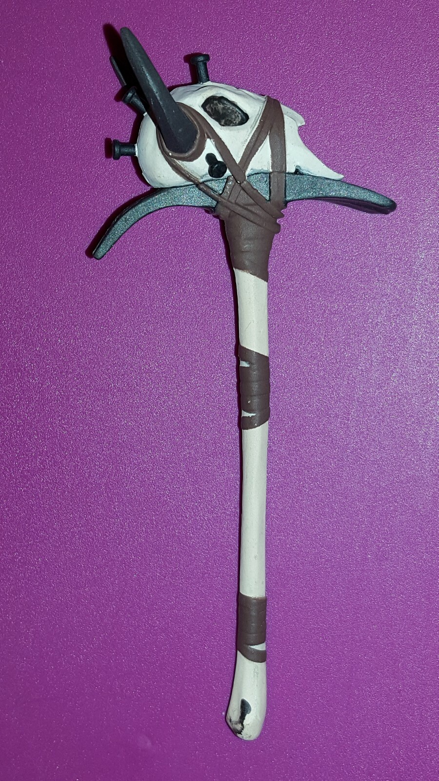 SKULL PICKAXE WEAPON part for 7" inch 1:12 custom marvel legends dcuc ...