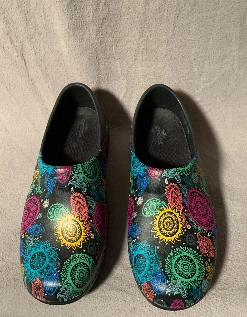 Crocs Neria Pro II Graphic Work Clog Womens Size 6W B… - Gem