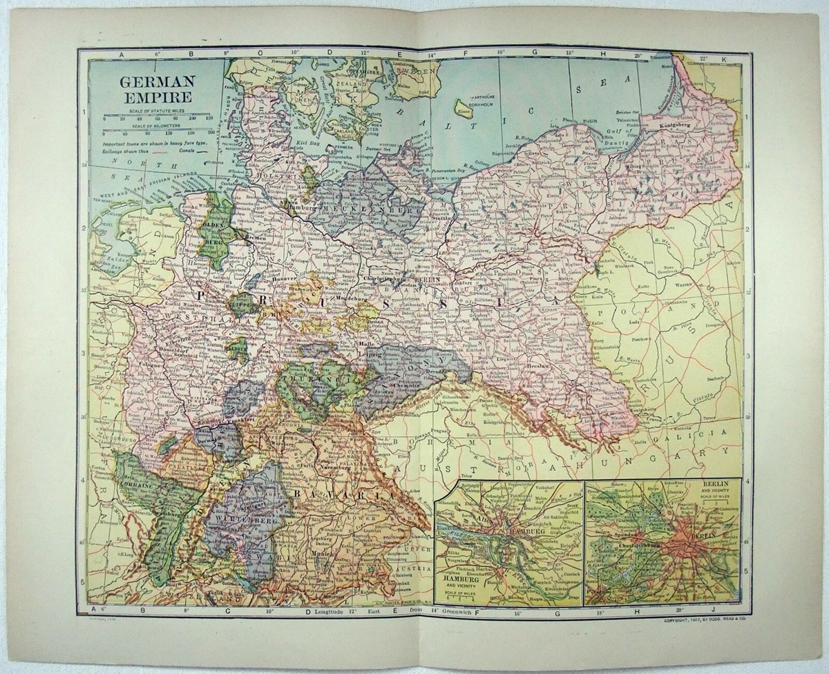 German Empire Map