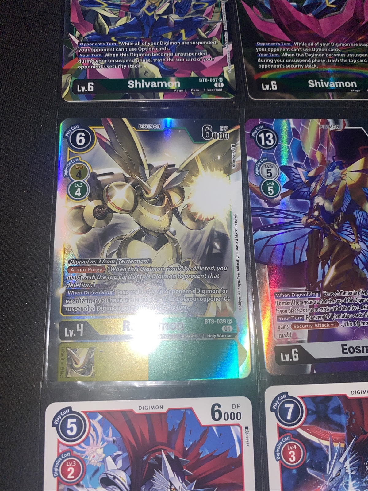 Rapidmon BT8-039 SR Near Mint New Awakening Digimon TCG Shivamon Alt ...