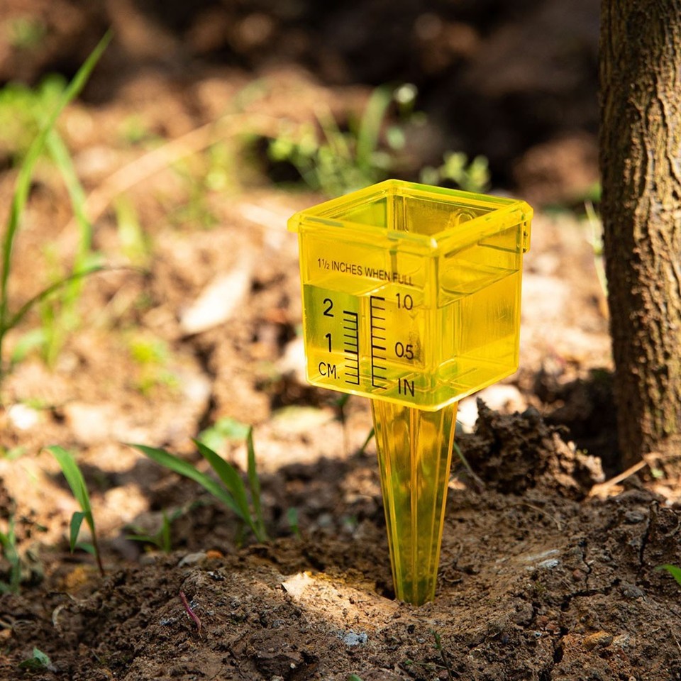 Digital Rain Gauge Wide Mouth Design PP Material Outdoor Water ...