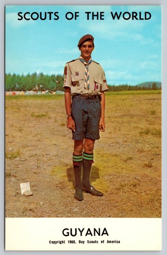 1968 Scouts of the World Guyana Boy Scout Uniform Vintage Postcard | eBay