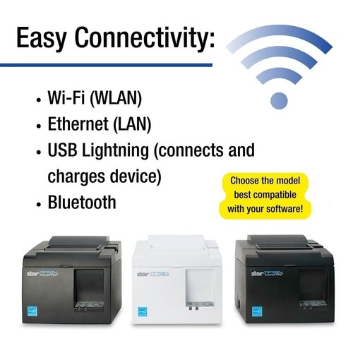 Star Micronics futurePRNT TSP143IIILAN GY US Direct Thermal Mono ...