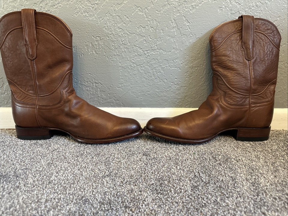 Tecovas THE EARL Men’s Brown Cowboy Boots 12.5 D Roper Western 1002 ...