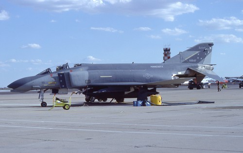 ORIGINAL AIRCRAFT SLIDE - F-4D 66647 179TFS/MINN ANG @ WILLIAMS 1986 ...