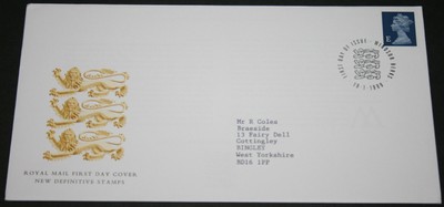 Royal Mail First Day Cover: 'E' NVI Machin Definitive 1999. Windsor ...