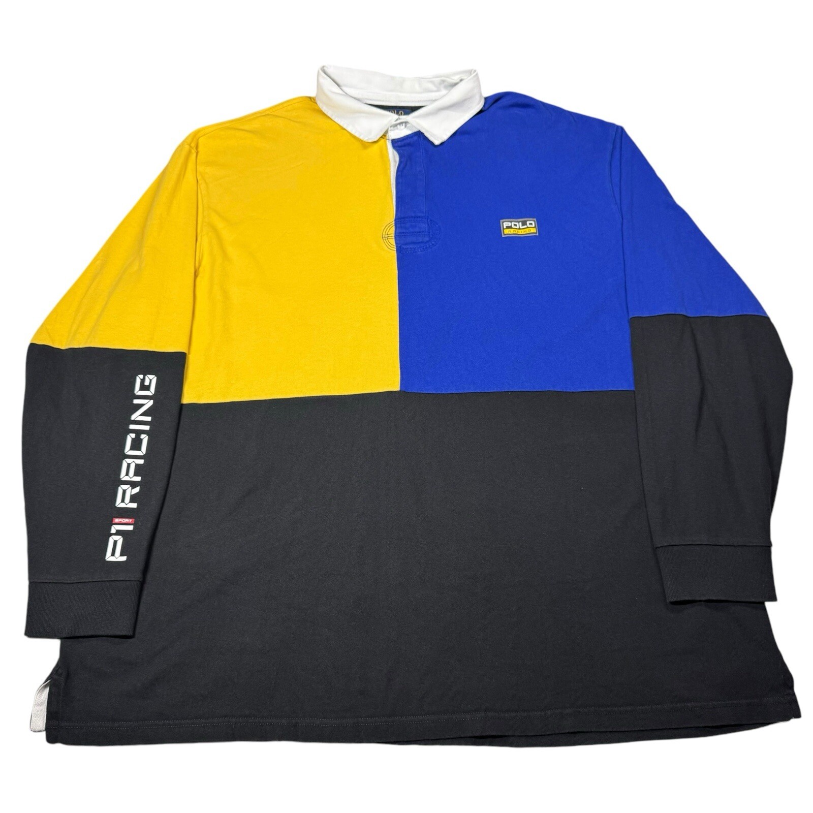Polo Ralph Lauren Racing Colorblick Rugby Long Sleeve… - Gem