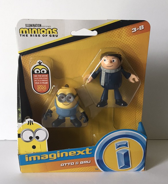 Imaginext Minions The Rise of Gru Movie Otto 2 Figure Set Despicable Me ...
