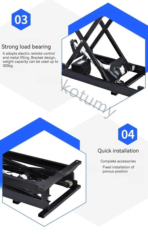 Mini Electric Lift Table Support Frame Scissor Lift Platform Lift Stand ...