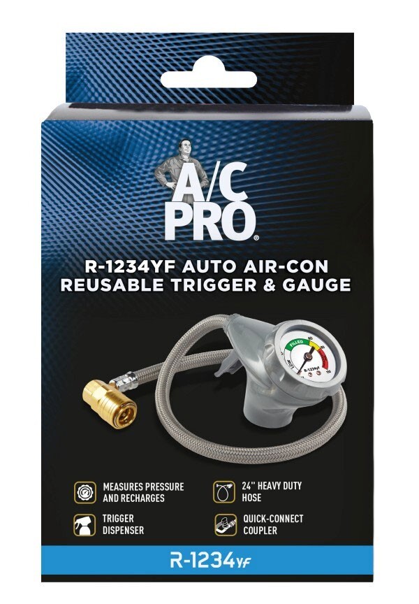 R1234YF Air Con Regas Kit AC Pro Car Air Conditioning Refill Recharge ...