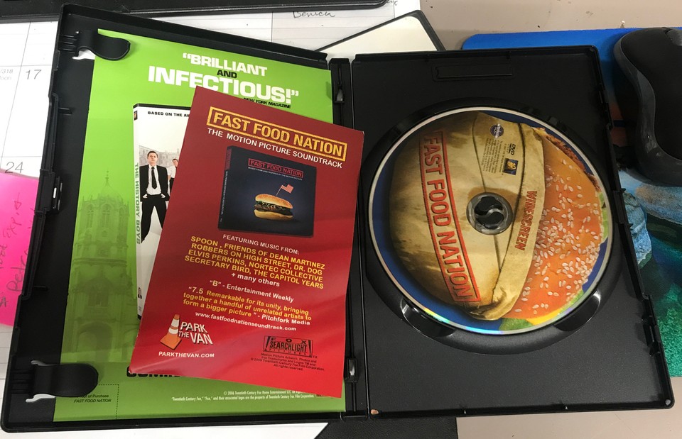 FAST FOOD NATION DVD 2006 NEW Arquette Guzman Kristofferson Hawke ...