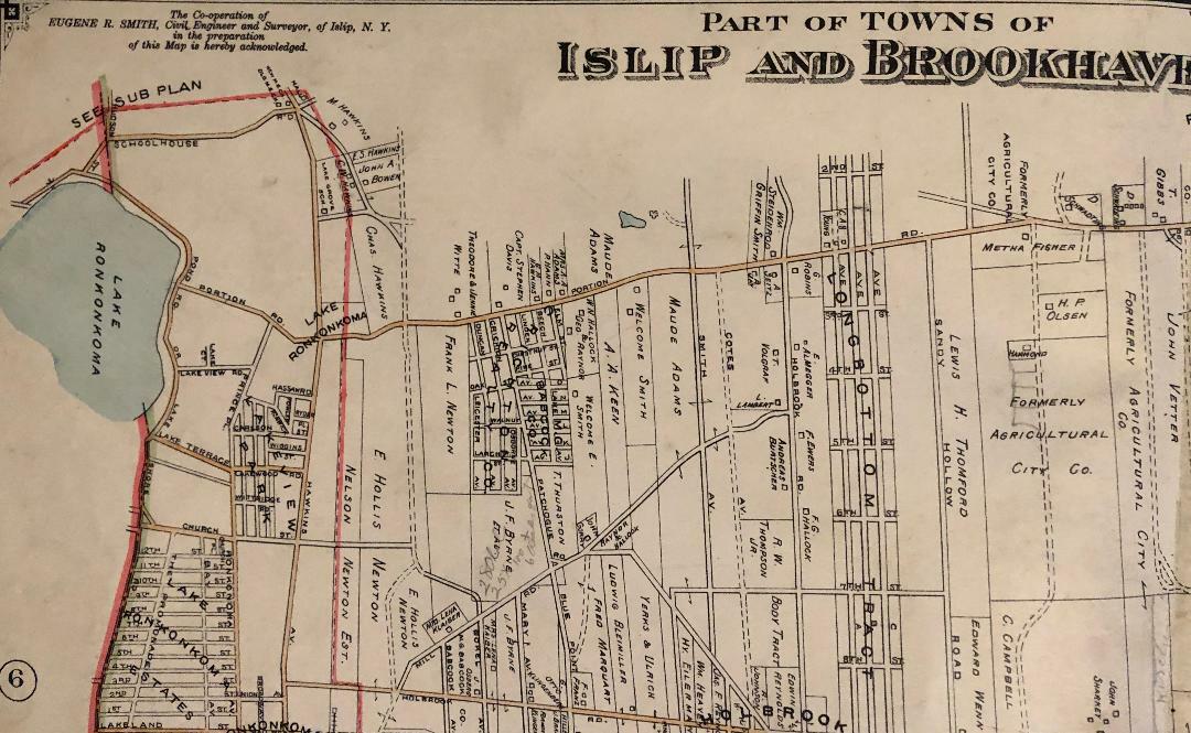 1915 ISLIP BROOKHAVEN SUFFOLK COUNTY LI NY ATLAS MAP | eBay