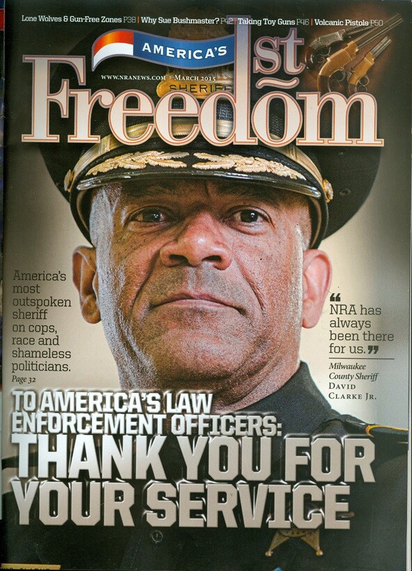 2015 America's 1st Freedom (NRA) Magazine: Sheriff David Clarke/Sue ...