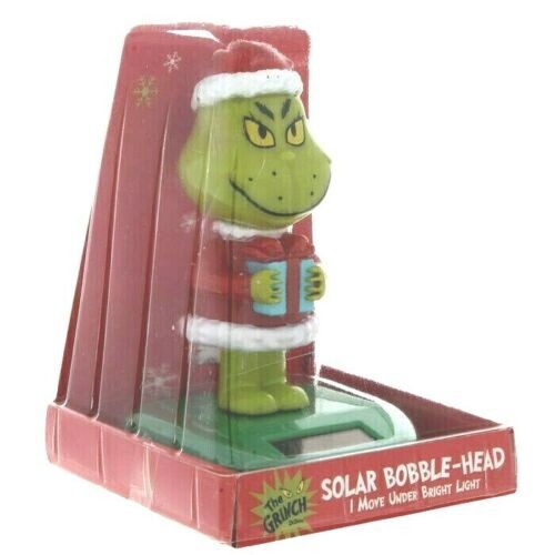 Grinch Solar Bobble Head HE IS BACK | eBay