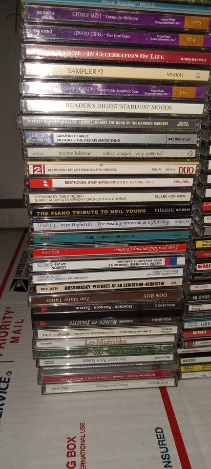 Personal Collection Lot Of 85 Classical Cds 🔥☆ Estate Sale See Pics T1 ...