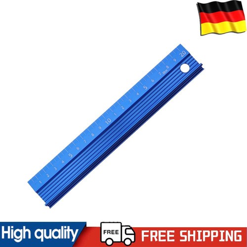 20CM 30CM 45CM 60CM Straight Edge Ruler Aluminum Alloy Measurement ...