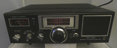 Realistic DX-100 Short Wave Radio General Coverage Receiver Model 20 ...