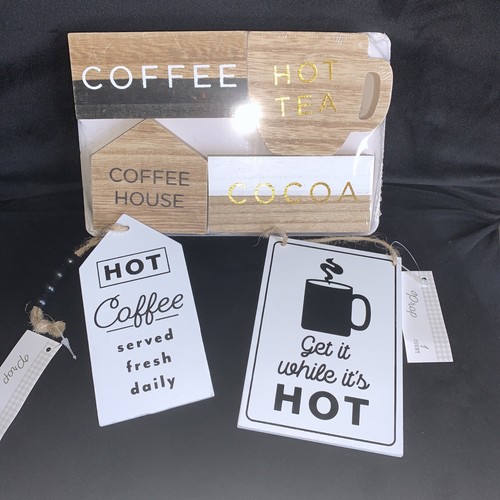 Target Bullseye Playground 2022 Coffee Cocoa Tea Bar Mini Signs Tiered ...