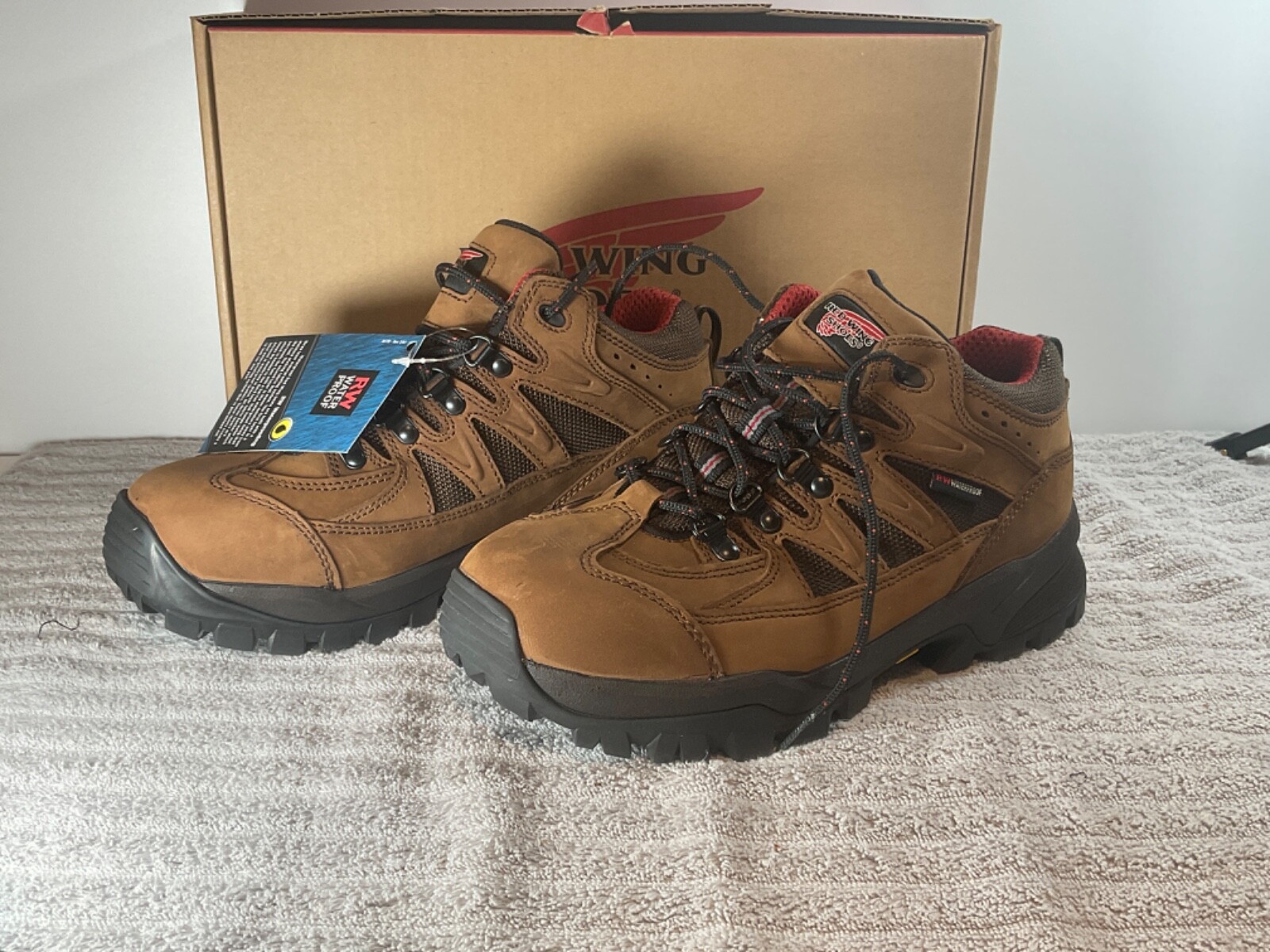Red Wing 8672 Brown TruHiker Waterproof Hiking Trail Work Boots ...