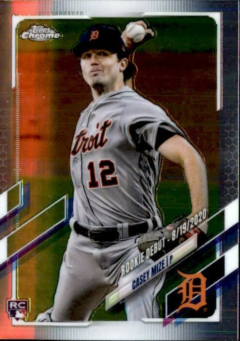 Casey Mize 2021 Topps Chrome Update Rookie Debut Card #USC73 | eBay
