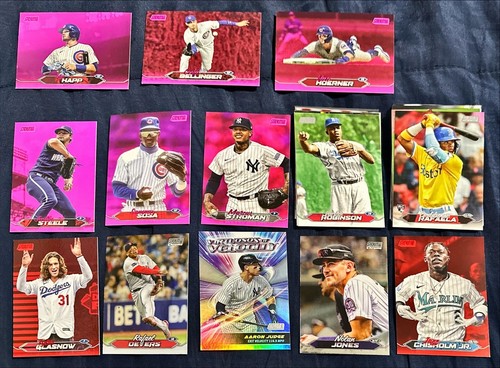 2024 Topps Stadium Club Lot Twenty-Nine(29) w/ Judge + Pink Sosa + Red ...