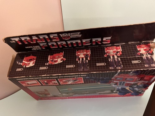 G1 1984 OPTIMUS PRIME VINTAGE BOXED • T4 STAMP • G1 TRANSFORMERS | eBay