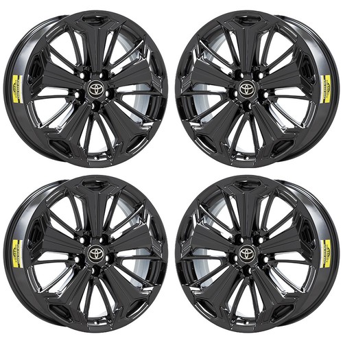 19" TOYOTA RAV4 PVD BLACK CHROME-C WHEELS RIMS FACTORY OEM 69179 2021 ...