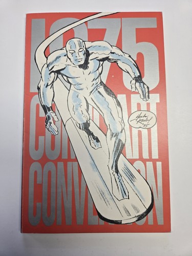 1975 COMIC ART CONVENTION Program Book SILVER SURFER COVER By JACK ...