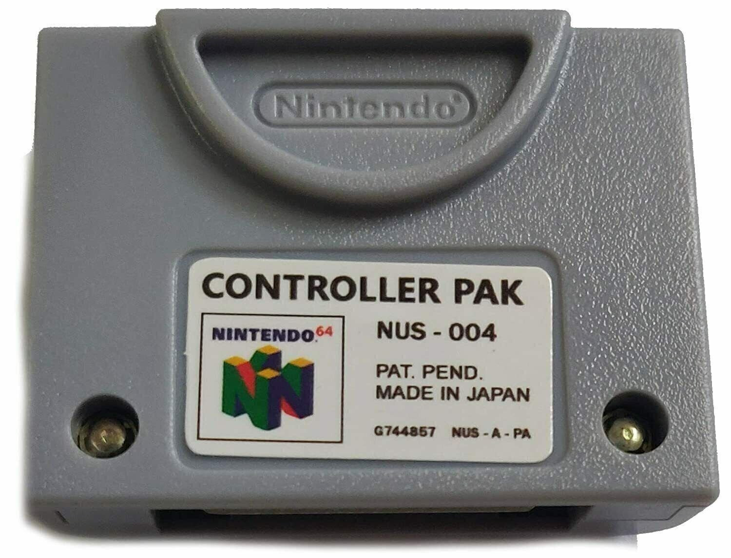 Nintendo 64 Memory Card Pak Controller Pack 256KB - New Replacement for ...