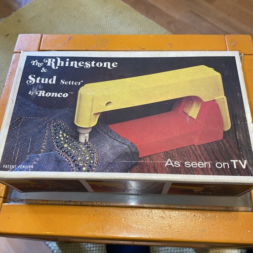 Vintage Ronco Rhinestone & Stud Setter - DIY Bedazzler Tool - As Seen ...