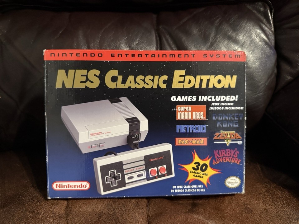 Nintendo Entertainment System 512MB NES Classic Edition Console - White ...