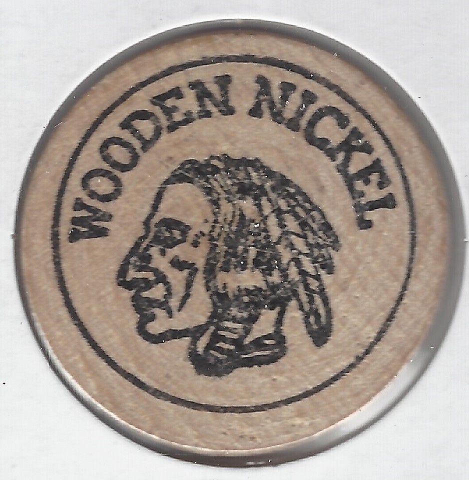 IRON KNIGHT INN, Milwaukee, Wisconsin, RAIL, Bar Token, Indian Wooden ...