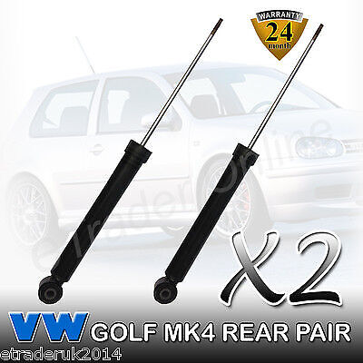 VW GOLF MK4 REAR SHOCKS SHOCK ABSORBERS BRAND NEW 1998>2006 (PAIR ...