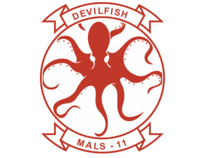 4" us marine corps mals-11 marine aviation logistics sq sticker decal ...