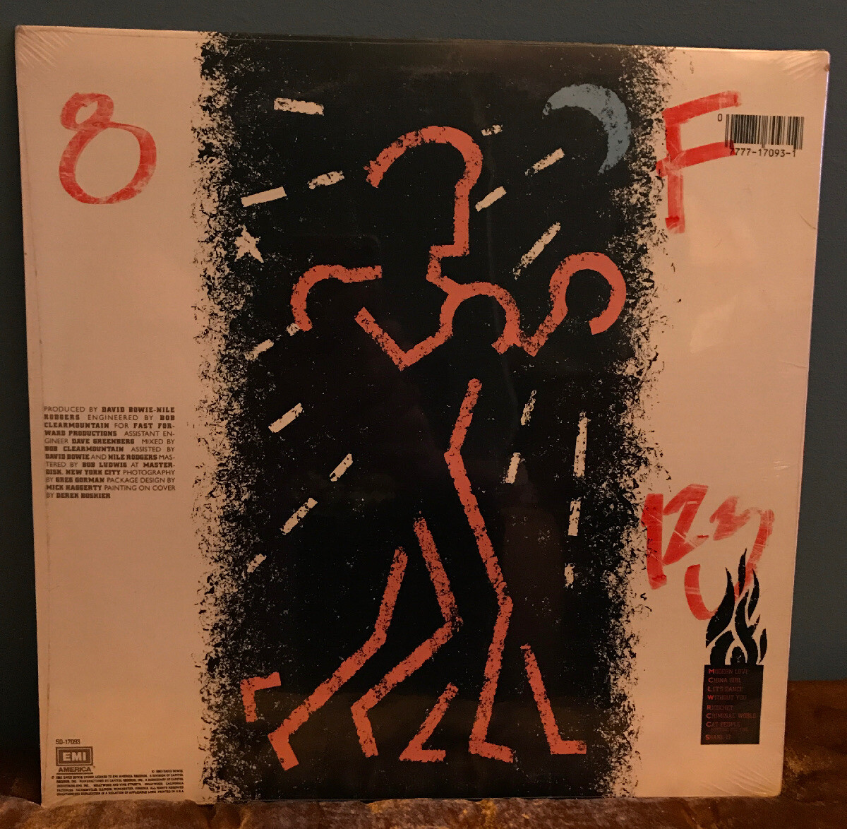 David+Bowie+Let%27s+Dance+LP+EMI+Records+Ca+Electronic+Rock+Pop+SO17093 ...