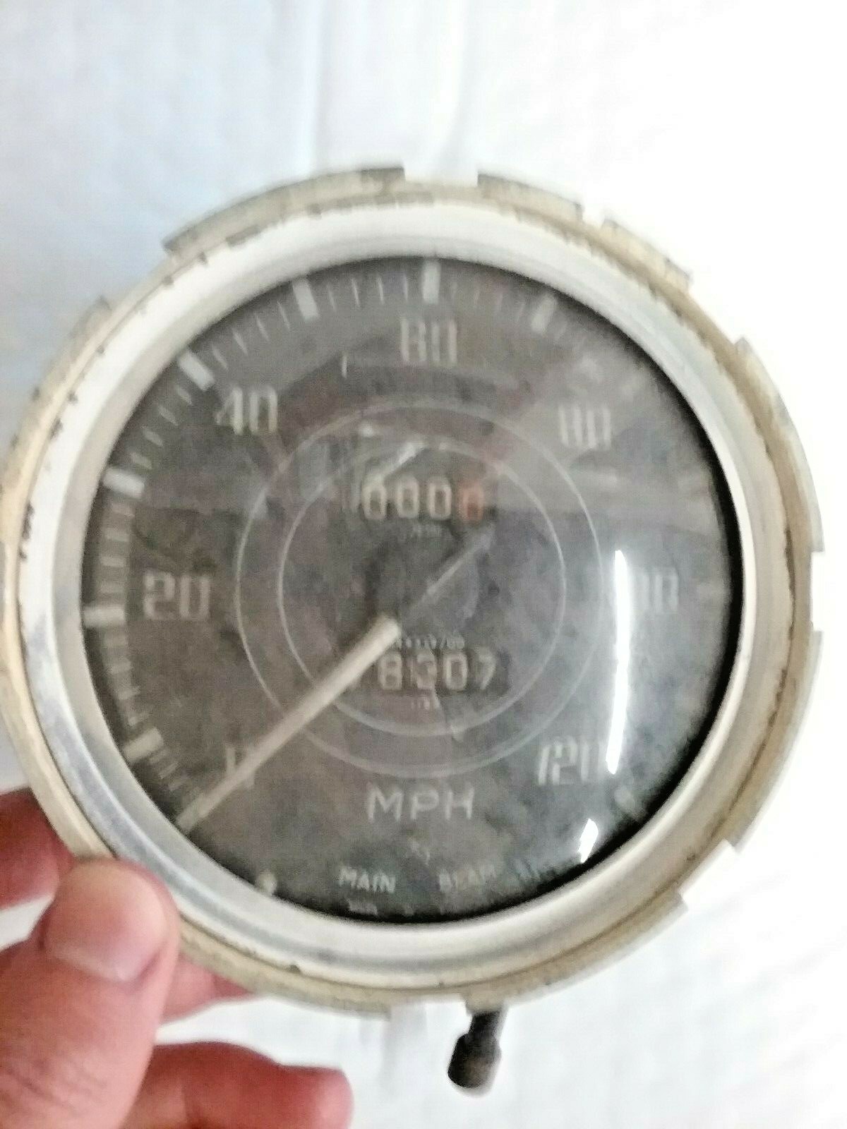 Jaeger TR2, TR-3 Speedometer Gauge 0-120 MPH #: SN6319/00 | eBay