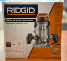 RIDGID 2 HP Corded 1/2" Router R2901 and Fixed Base R2911 for sale ...