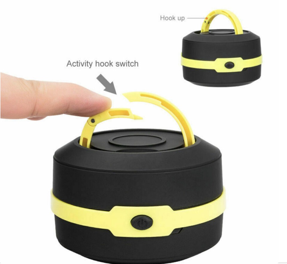 Collapsible Pop Up LED Outdoor Camping Light Hiking Flashlight Tent ...