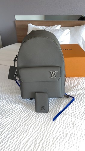 LOUIS VUITTON LV Men's Aerogramme Takeoff Backpack Army Green | eBay