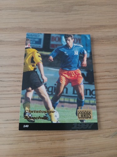 CHRISTOPHE SANCHEZ PANINI 140 OFFICIAL FOOTBALL CARDS 1997 MONTPELLIER ...
