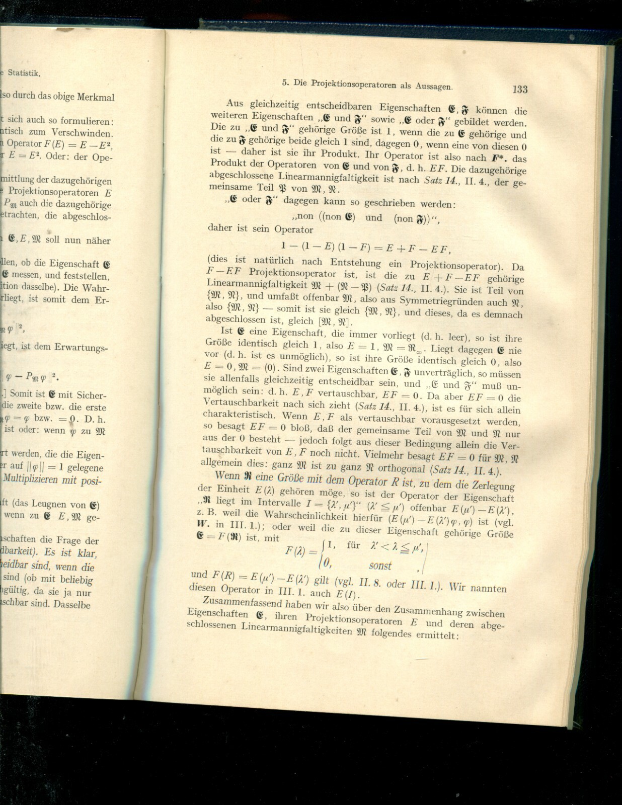 von Neumann , Mathematische Grundlagen der Quantenmechanik, 1932 | eBay