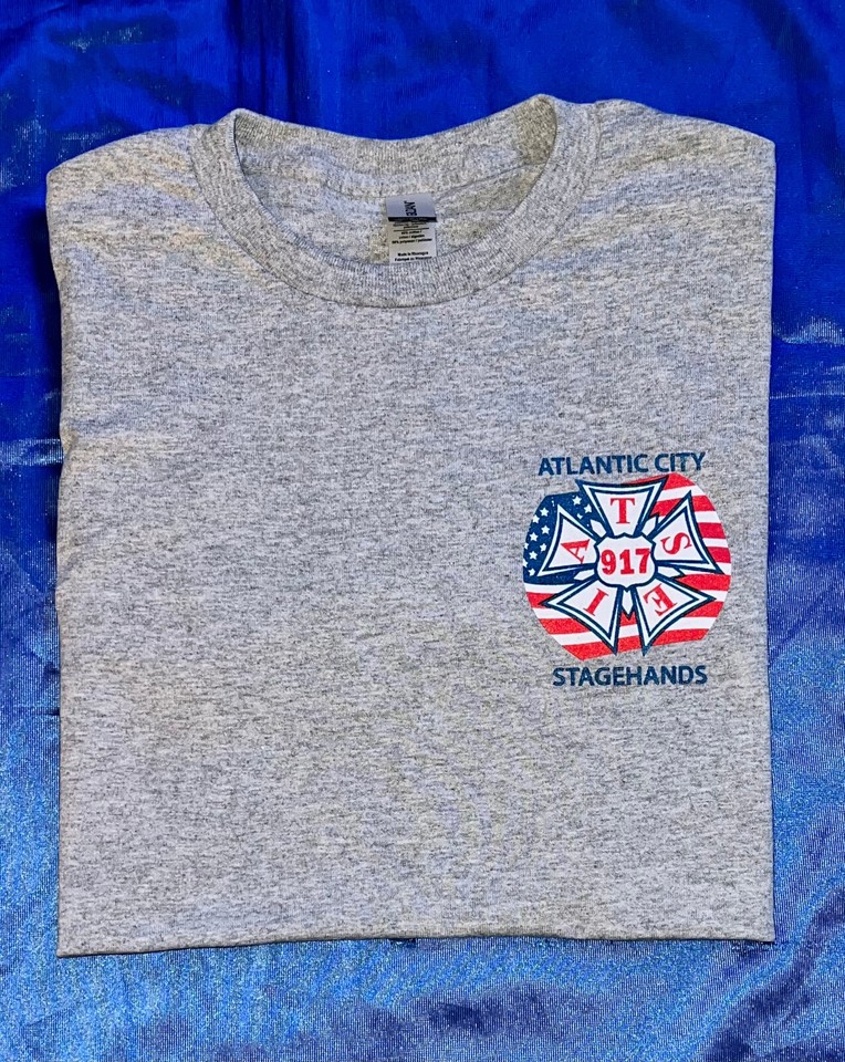 IATSE Local 917 Atlantic City Stagehands Union T-shirt, Stars & Stripes ...