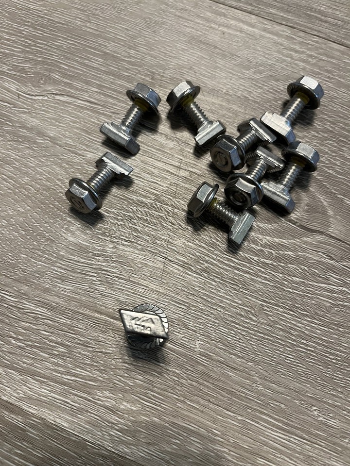Iron Ridge Micro Bolts For Solar Pack Of 10 T-Bolts | eBay